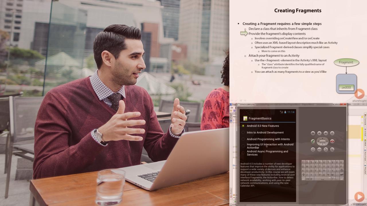 Improving User Interface Design With Android Fragments
