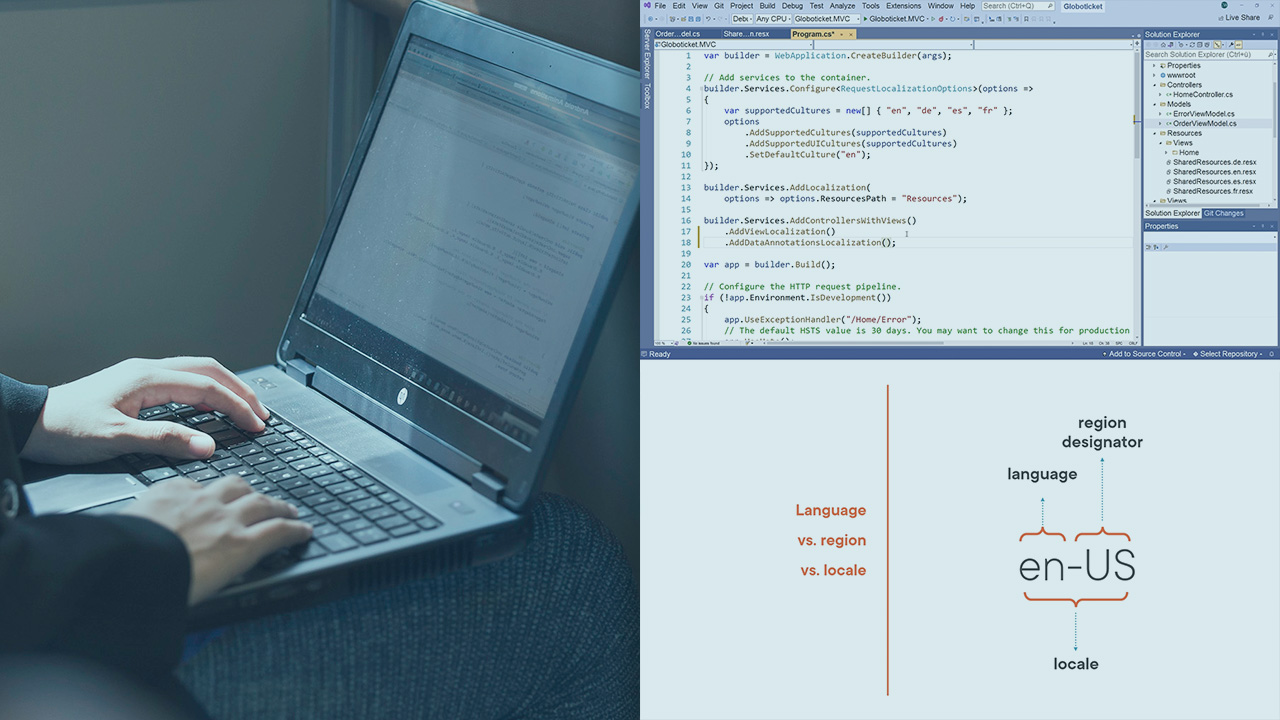 Globalization and Internationalization in ASP.NET Core