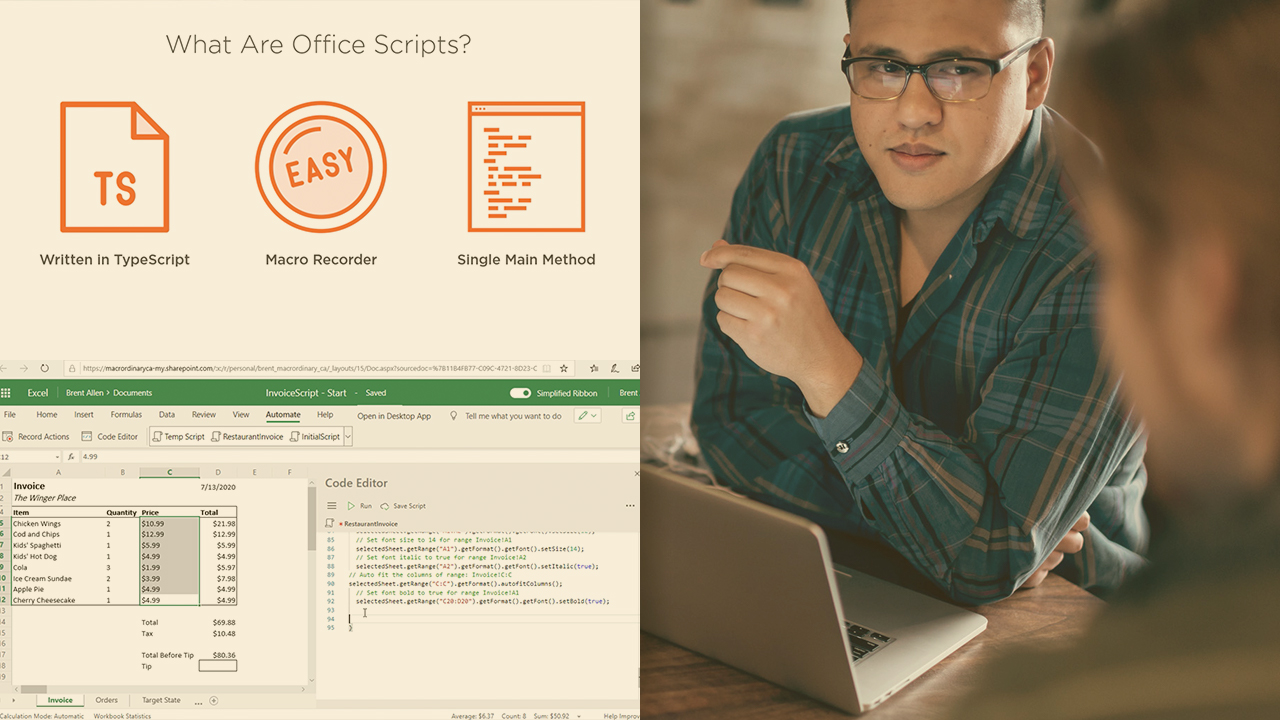 Building Excel Online Automation With Office Scripts