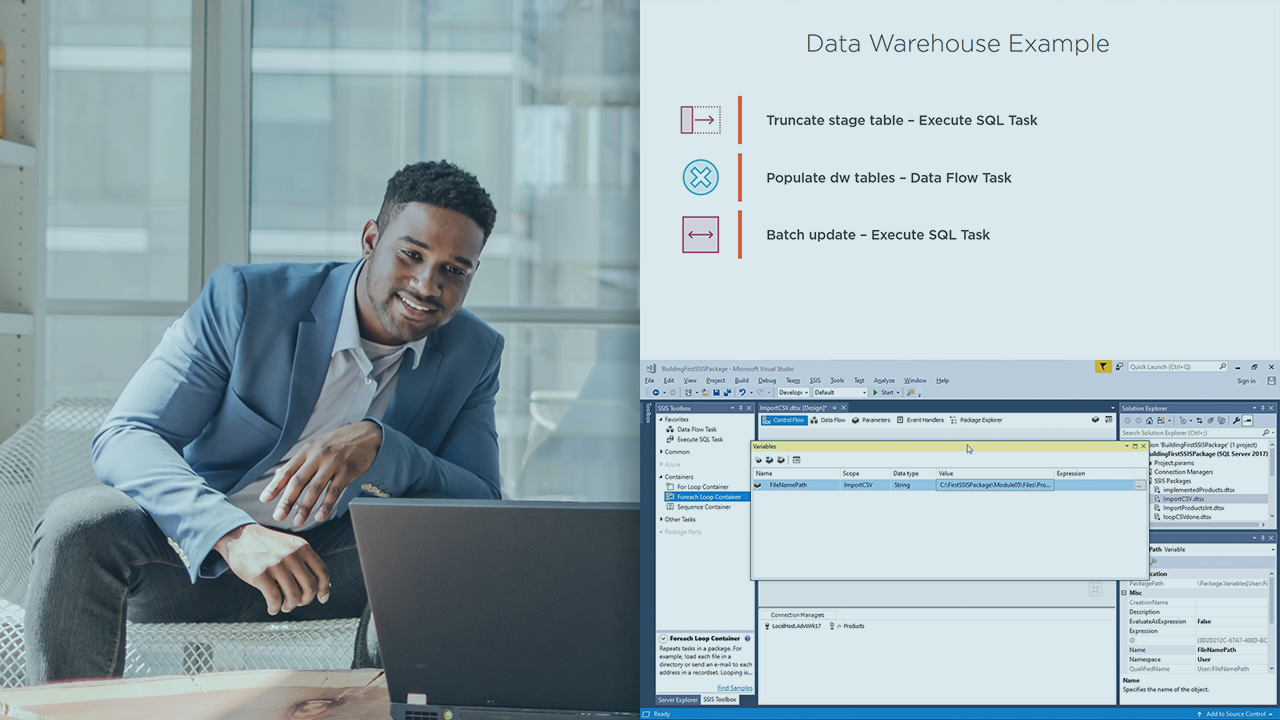 Building Your First SSIS 2016 Package