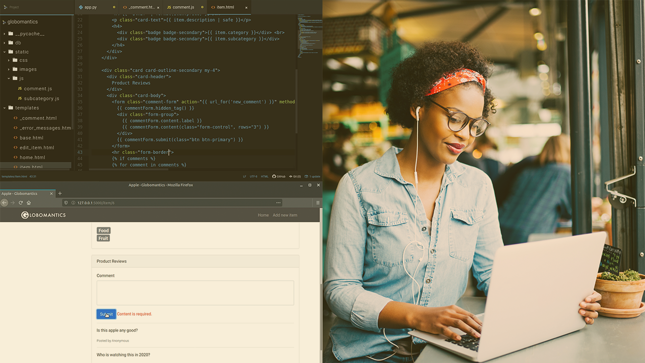 Creating and Processing Web Forms with Flask 1
