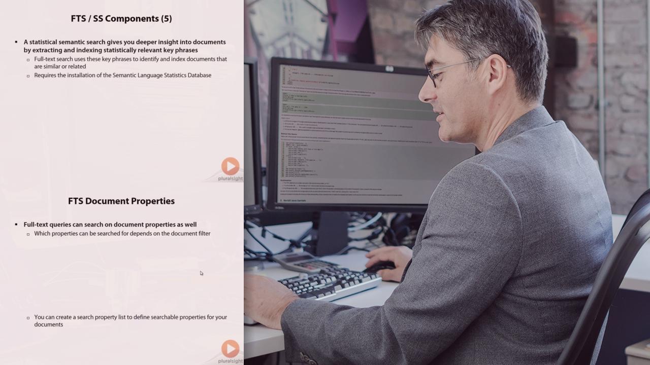 Indexing Querying And Analyzing Text With Sql Server 2012 2014