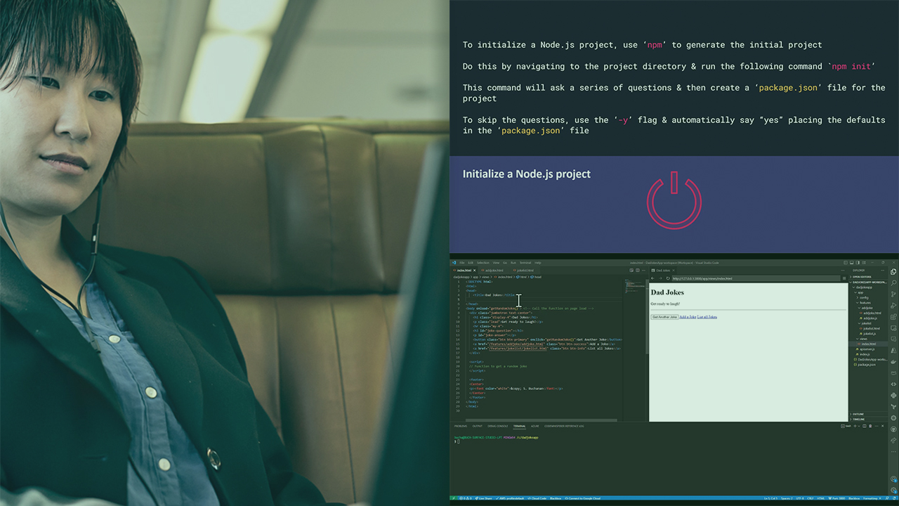 Building a Web Application with JavaScript Building a Web Application with JavaScript