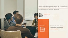 Online JavaScript Design Patterns Course Pluralsight