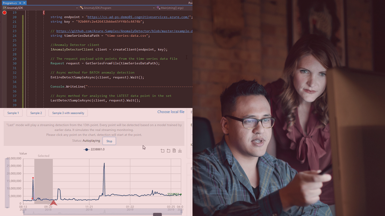 Microsoft Azure Cognitive Services: Anomaly Detector Microsoft Azure Cognitive Services: Anomaly Detector