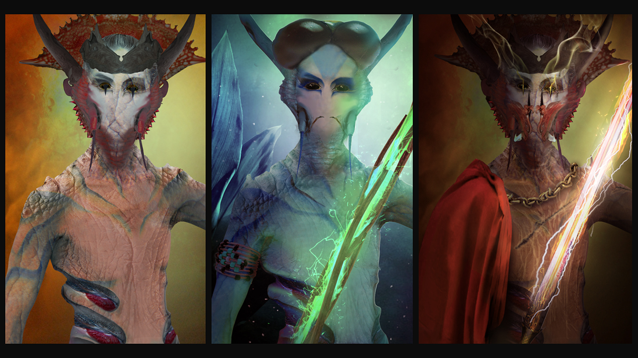 Photo Manipulation Techniques Character Design Process