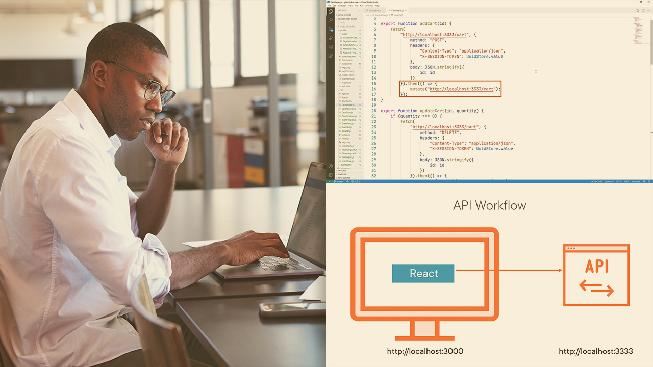 Calling APIs with React 17