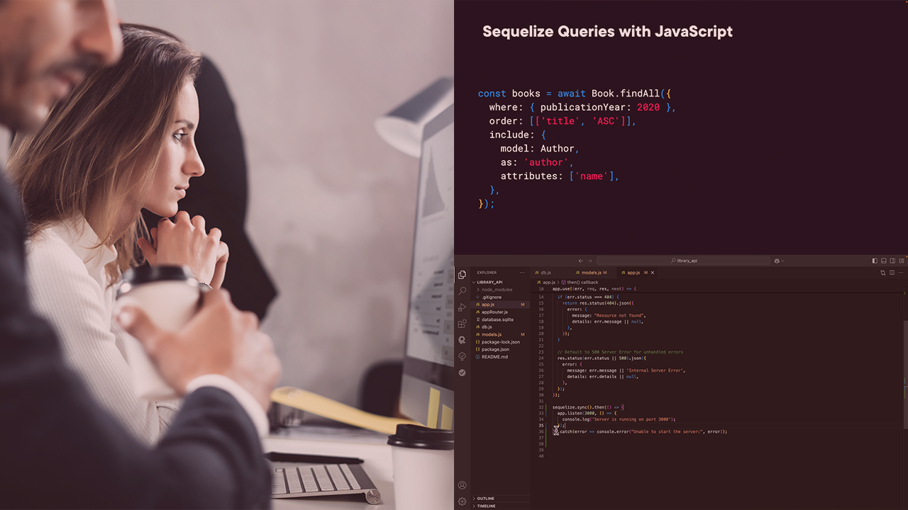 Relational Databases with Express and Sequelize Relational Databases with Express and Sequelize