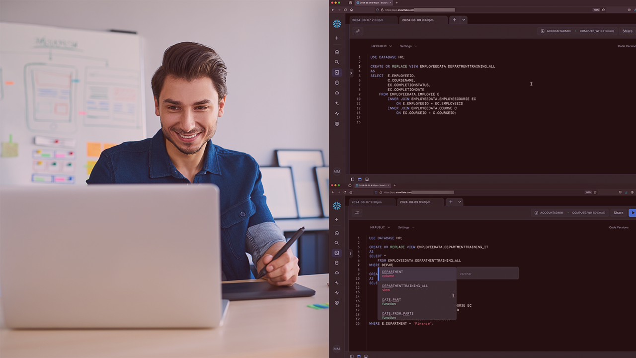 Create and Use Views in Snowflake