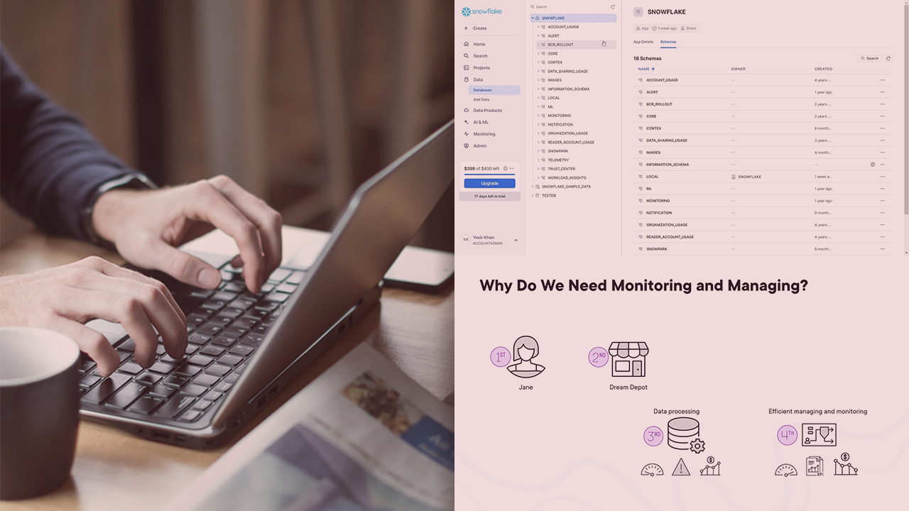 Monitor and Manage Snowflake Monitor and Manage Snowflake