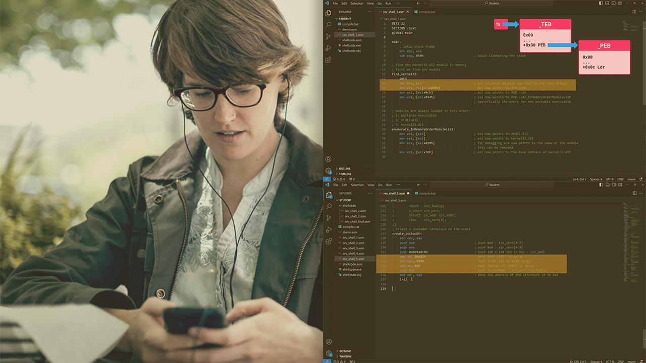 Specialized Exploits: Windows and Linux Shellcode