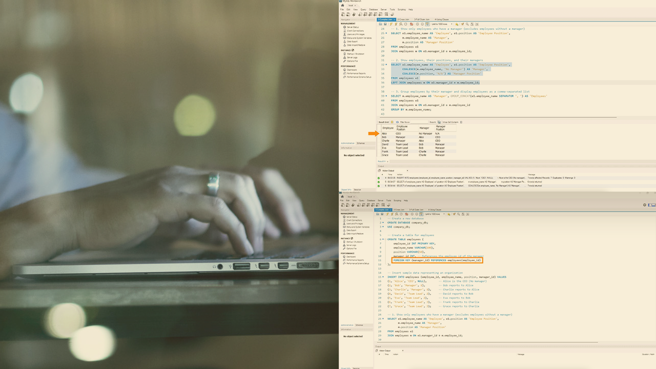 Perform Complex JOINS in SQL Perform Complex JOINS in SQL