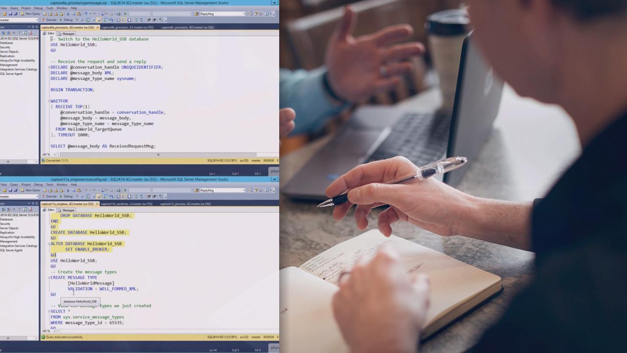 Sql Server Building Simple Asynchronous Applications