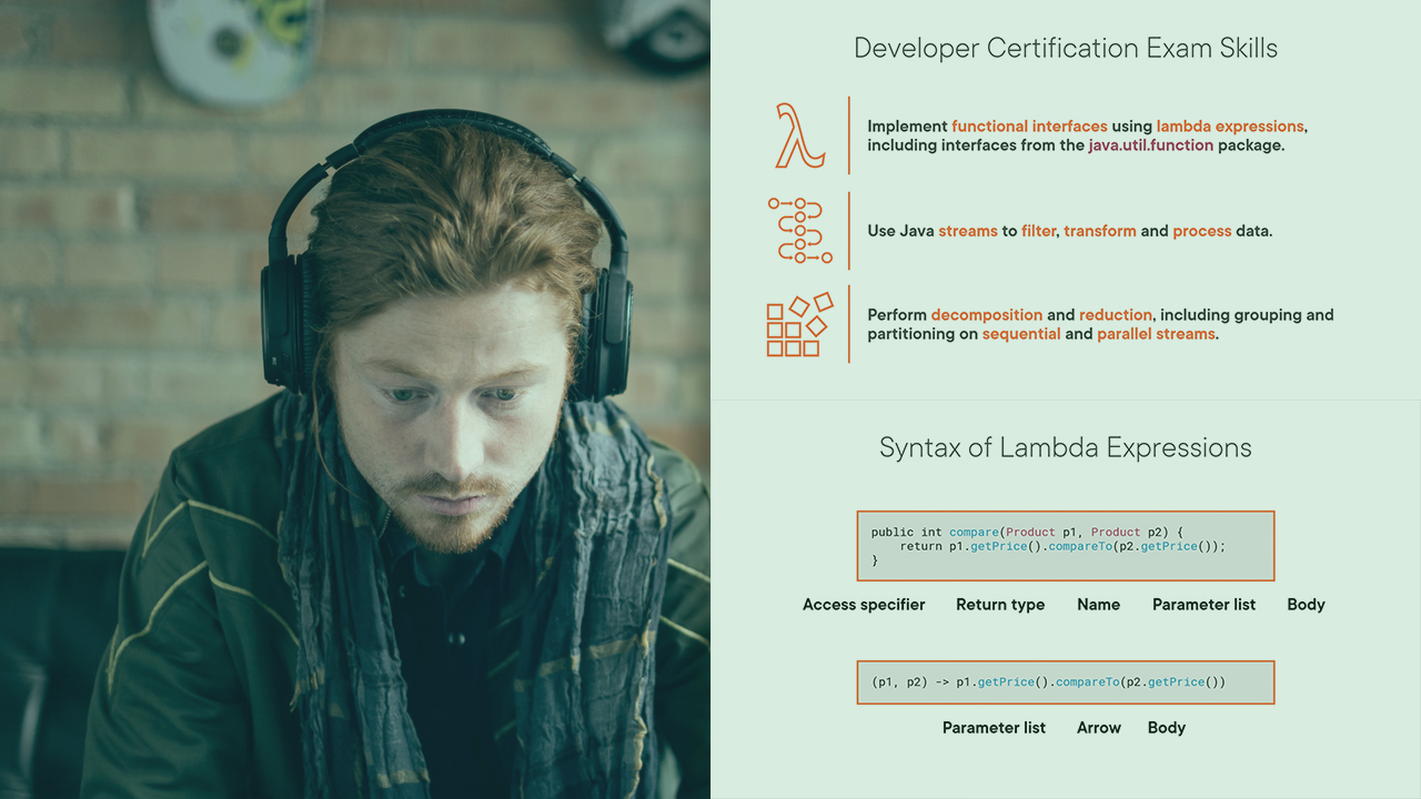 Working With Streams And Lambda Expressions In Java Java Se 11 Developer Certification 1z0 819
