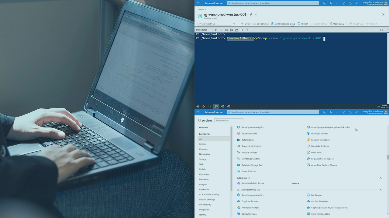 Using Microsoft Azure Resource Groups 