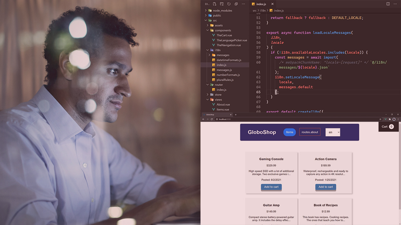 Preparing A Vue 3 App For Internationalization Pluralsight